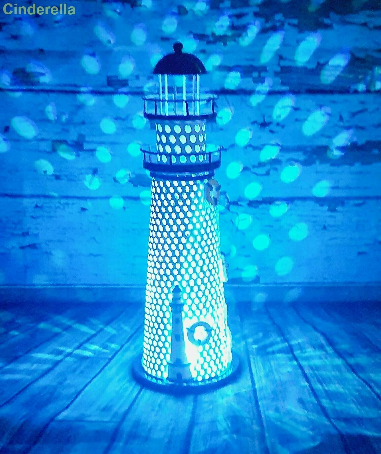 Декоративный Маяк "LIGHT - А", led подсветка, металл 30см Декоративный Маяк "LIGHT - А", led подсветка, металл 30см