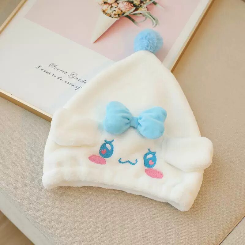 Милая девичья быстросохнущая шапочка для волос с персонажами My Melody, Kuromi, Cinnamoroll, Pochacco, Pompompurin,