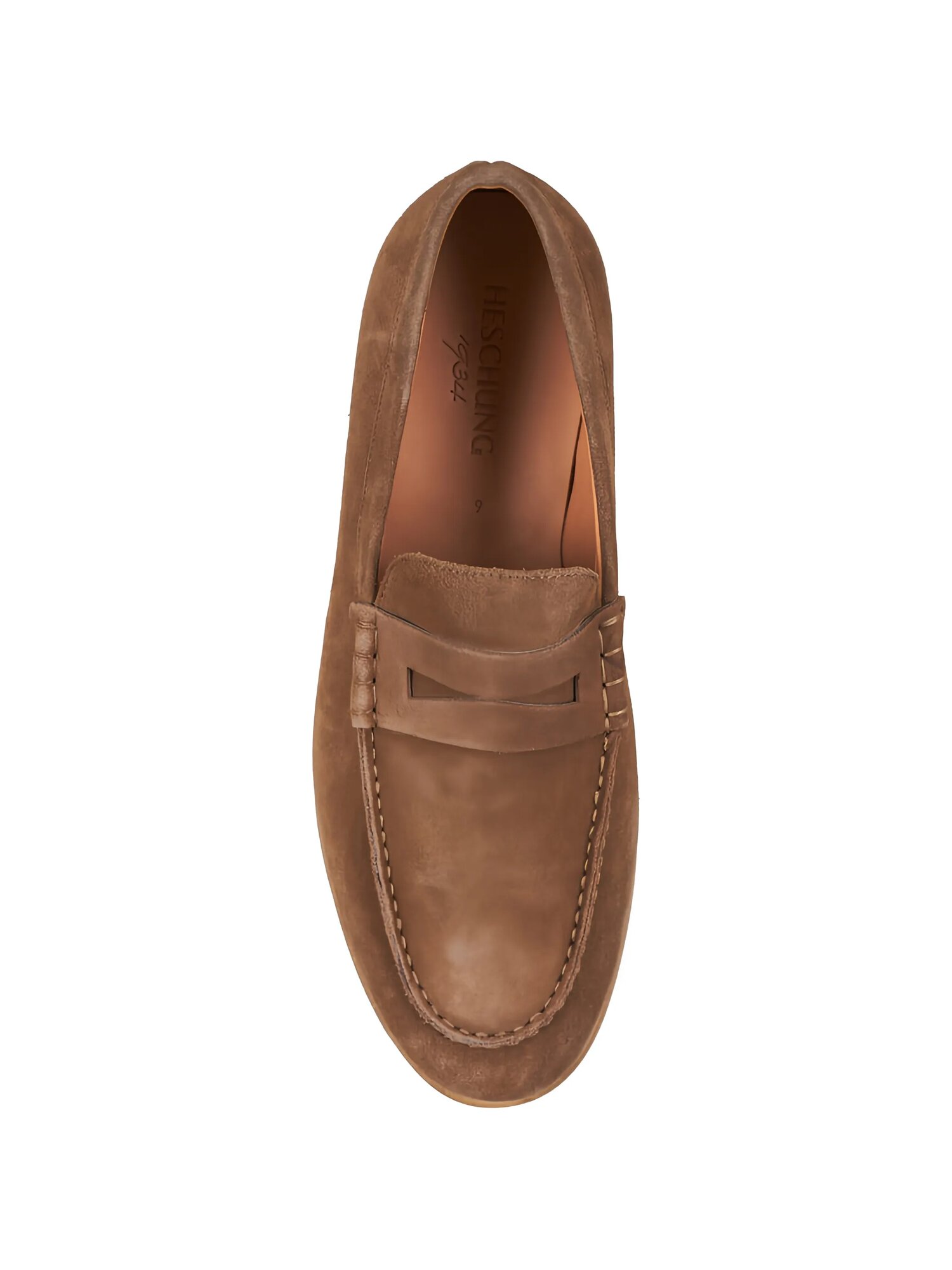 Лоферы Ateliers Heschung Aloe suede loafers, размер 8.5, коричневый — фото 1
