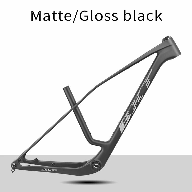 BXT MTB 086 T1000 Карбоновая рама горного велосипеда 29er Черный, S 148 Matte, BXT Black