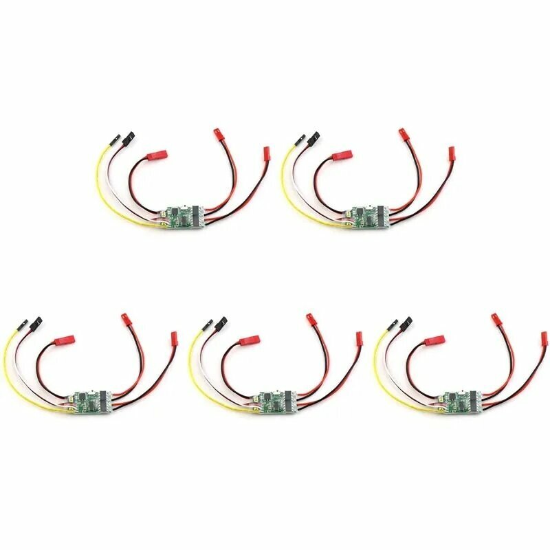 5x Двунаправленный Двухсторонний Регулятор Скорости 5A ESC, ESC 2S-3S Lipo