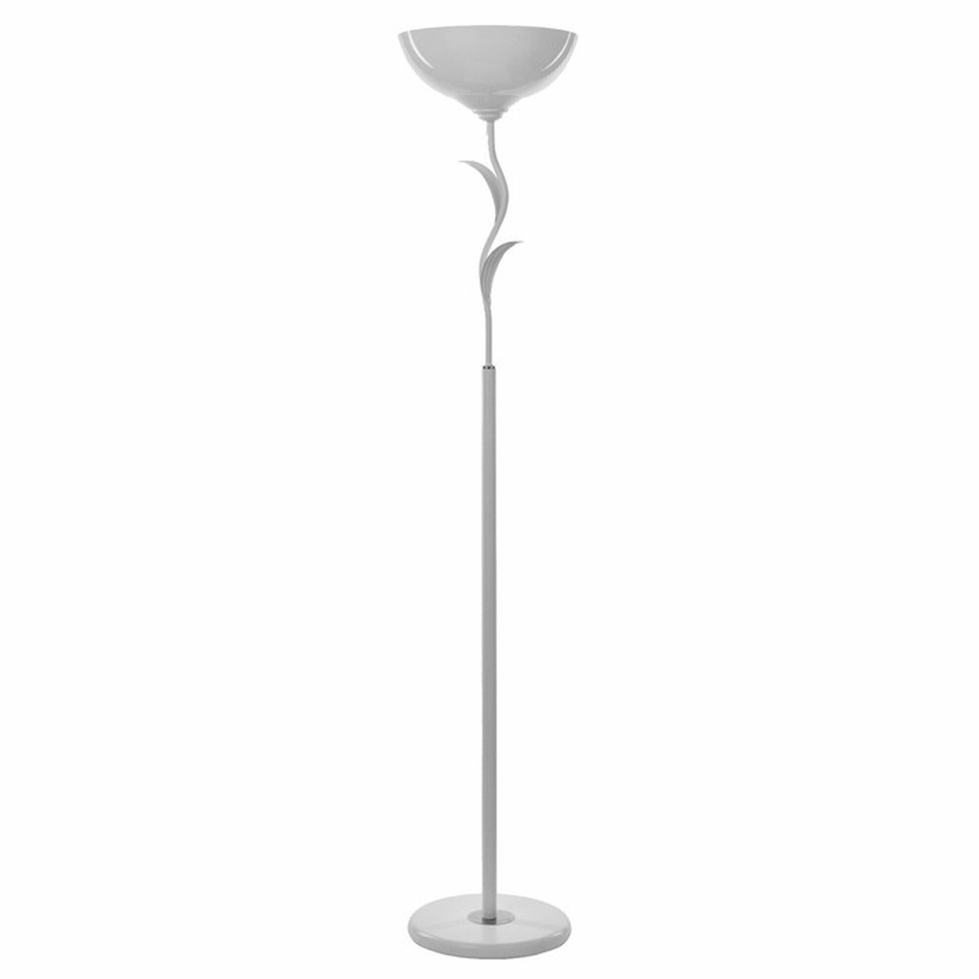 Торшер напольный BayerLux «Мария», 1×15 Вт, Е27, белый, 29×29×147.5 см