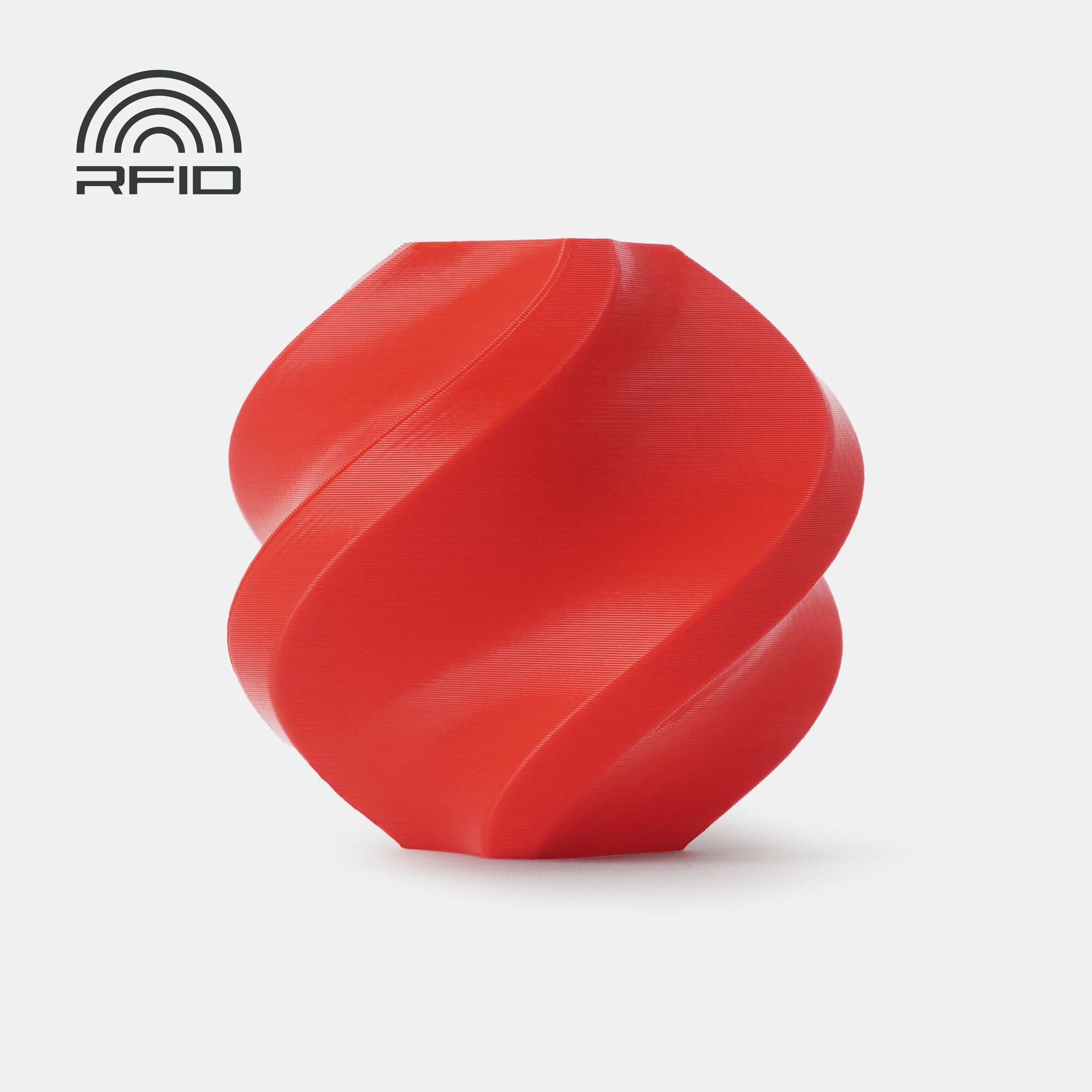 Пластик PLA Basic Bambu Lab, 1кг (Без катушки), Red (10200), Красный