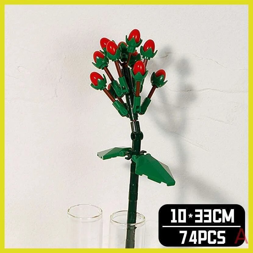 Конструктор цветок (3D цветы подарок для девочек)/W