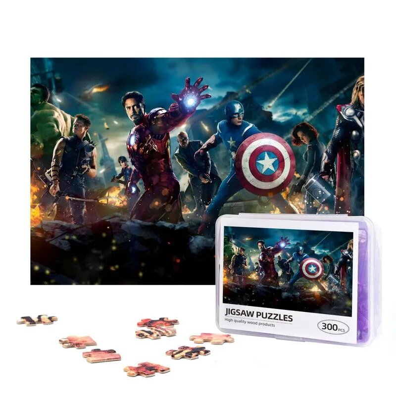Avengers Деревянный пазл Марвел Деревянные пазлы Мстители Marvel