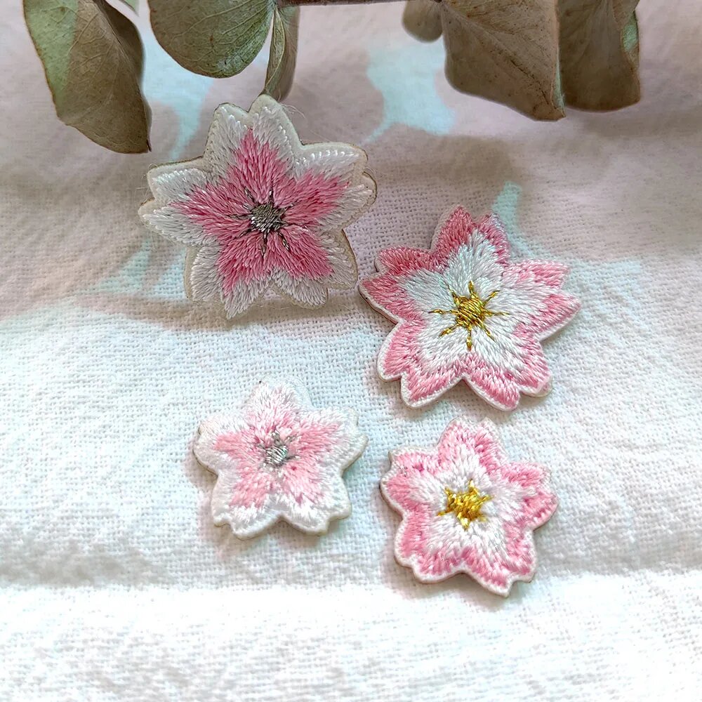 Нашивки на одежду 4 шт. Pink