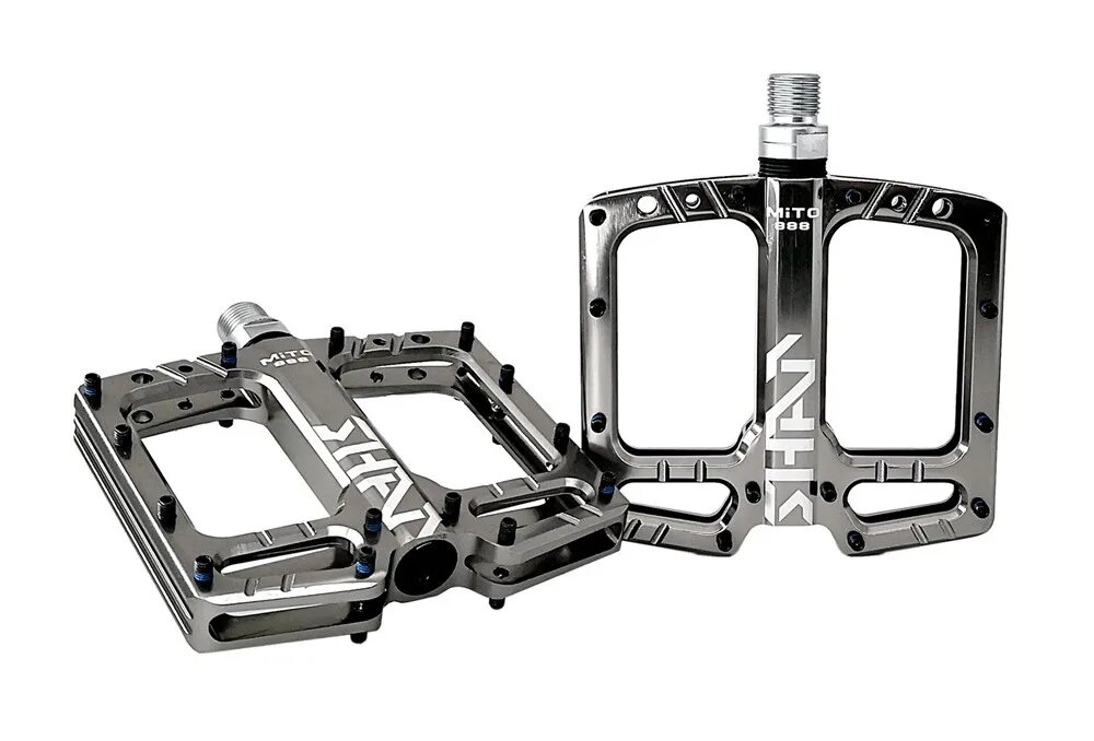 MITO Педали для MTB, Titanium/Красный