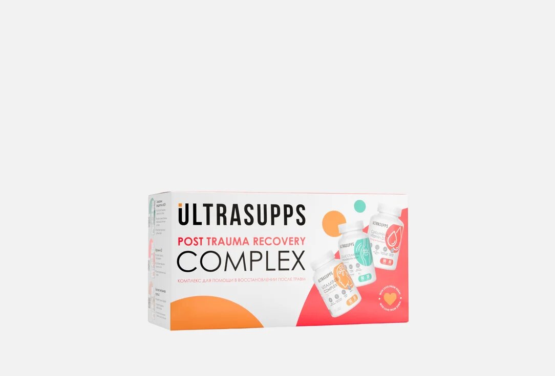 Ultrasupps Post Trauma Recovery Complex Набор биологически активных добавок 3 шт