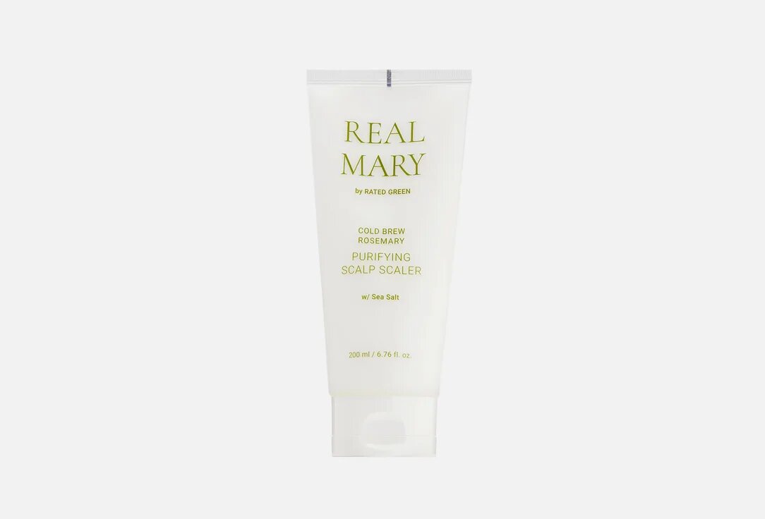 RATED GREEN Cold Brew Rosemary Purifying Scalp Scaler Очищающая и отшелушивающая маска для кожи головы с соком розмарина 200мл