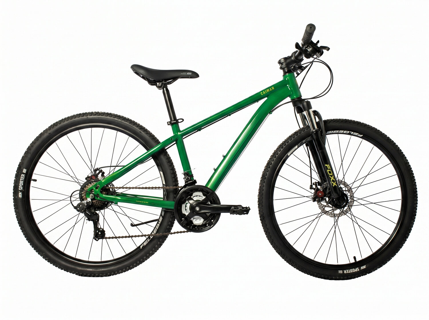 Горный велосипед Foxx Caiman 26 (2026), размер 14", цвет Зеленый