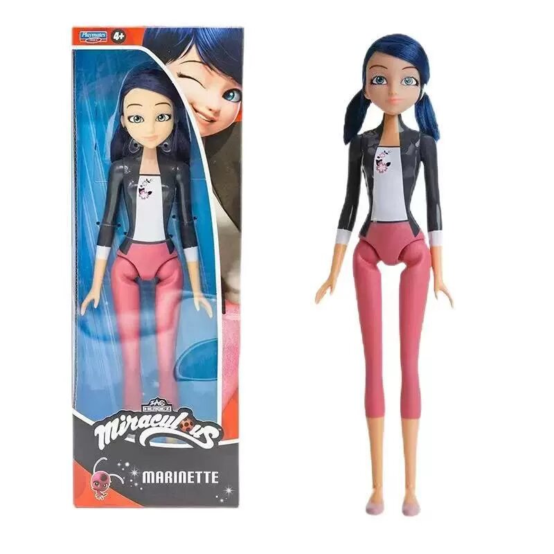 Официальная фигурка Леди Баг Ladybug Чудо-девочка, коллекционная фигурка Супер Чёрной Кошки, слепая коробка, игрушка