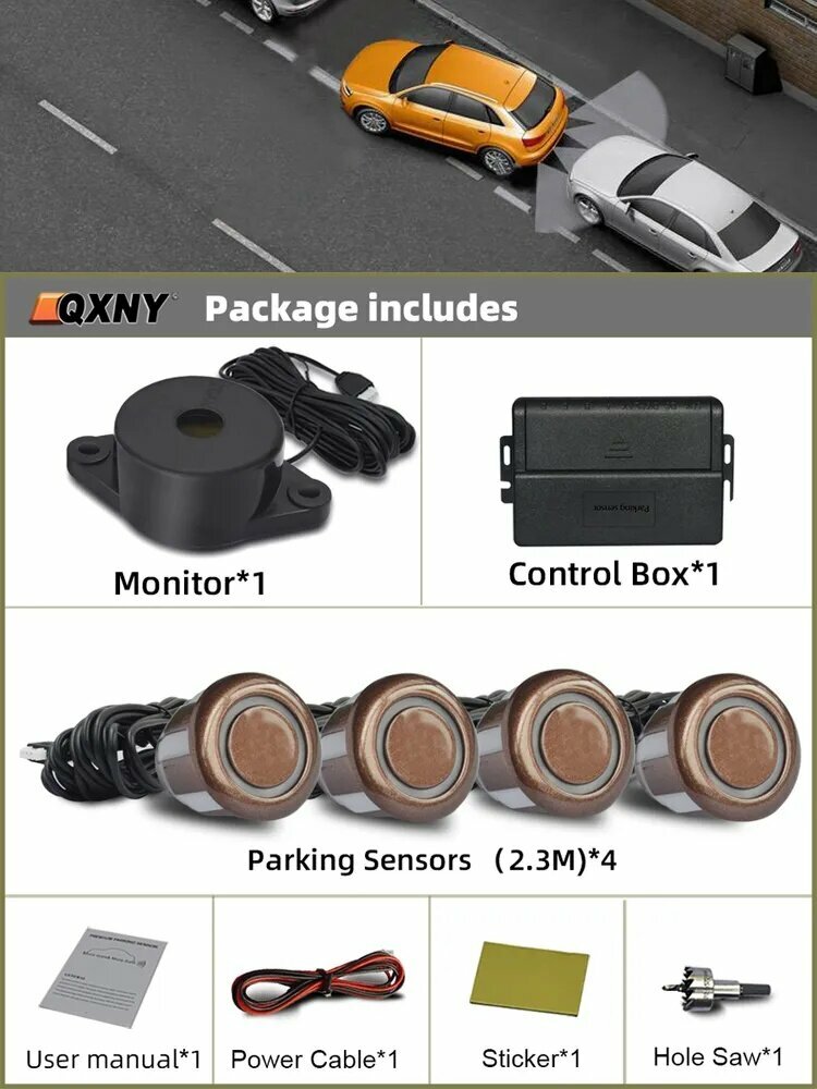 QXNY Парктроник датчики: 4 шт.