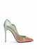Туфли Christian Louboutin Gradient-effect scalloped pumps, размер 37.5, blue