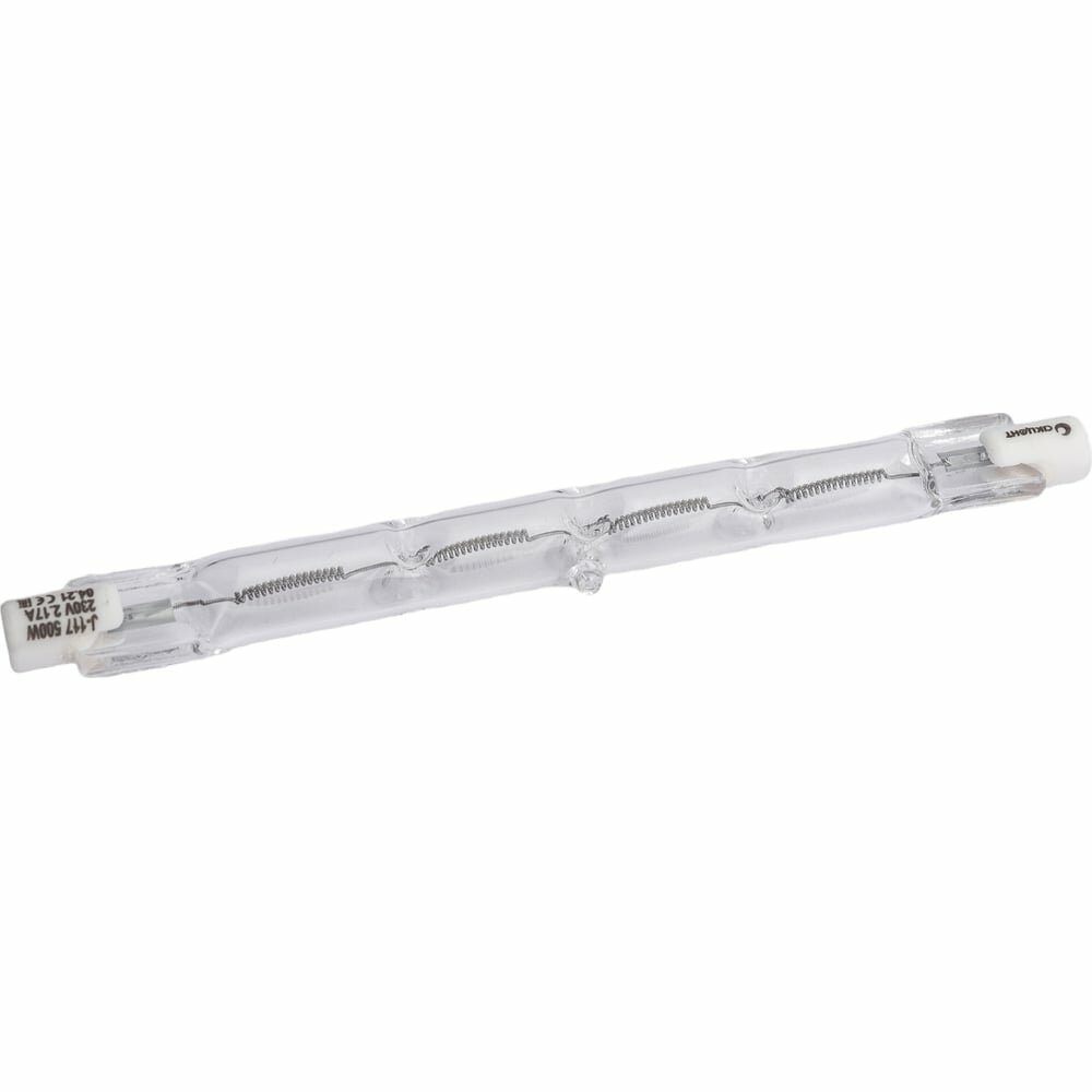 Галогенная лампа Акцент J117, 230В, 500W, R7s, линейная, 117мм 4606400204428