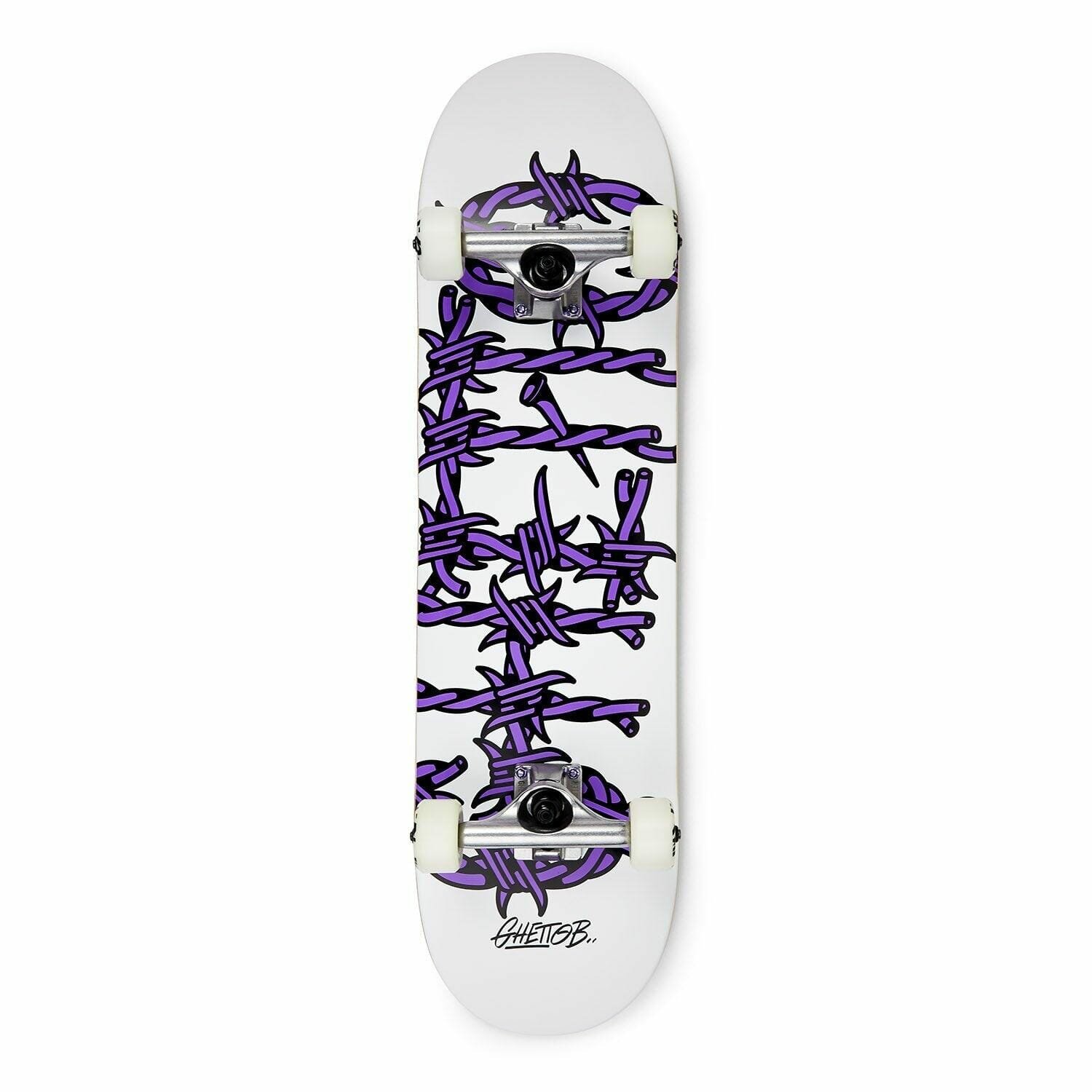 DECATHLON Скейтборд Decathlon Ghetto Blaster, barbed wire purple, 8.25"