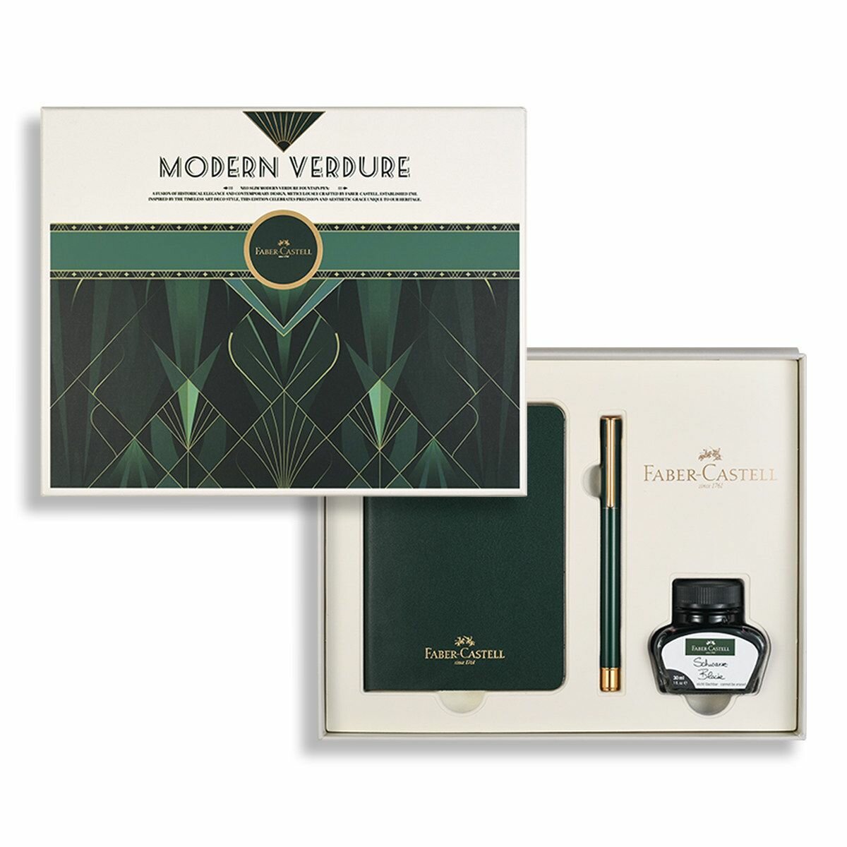 Ручка Graf von Faber-Castell серии Linshang Neo Slim в подарочной коробке с чернилами для элитной канцелярии