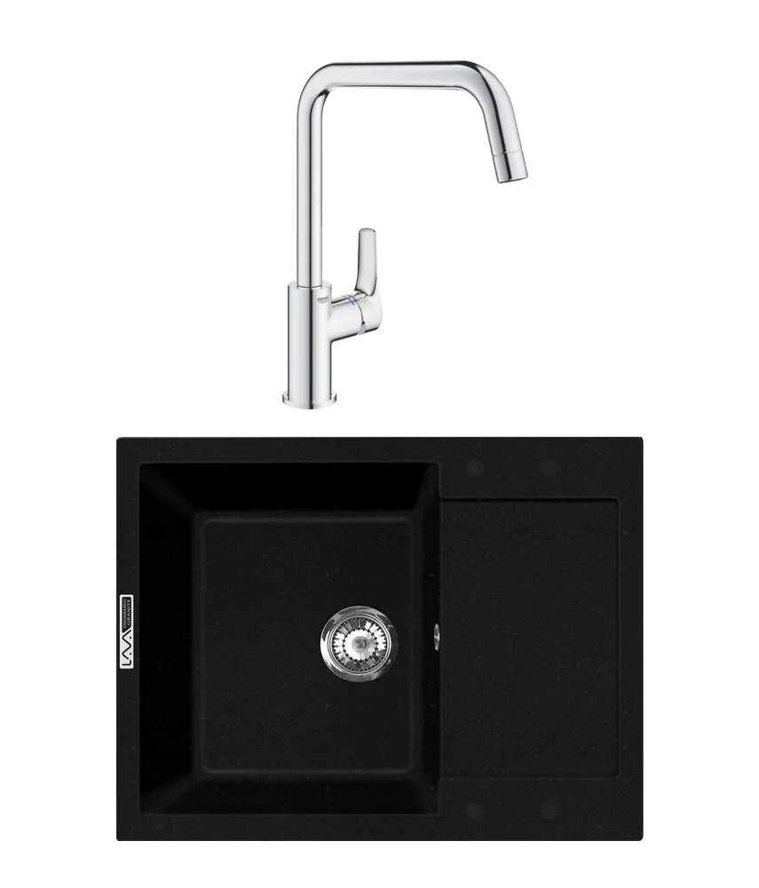 Комплект Мойка Lava L7. LAV / Смеситель Grohe Eurosmart