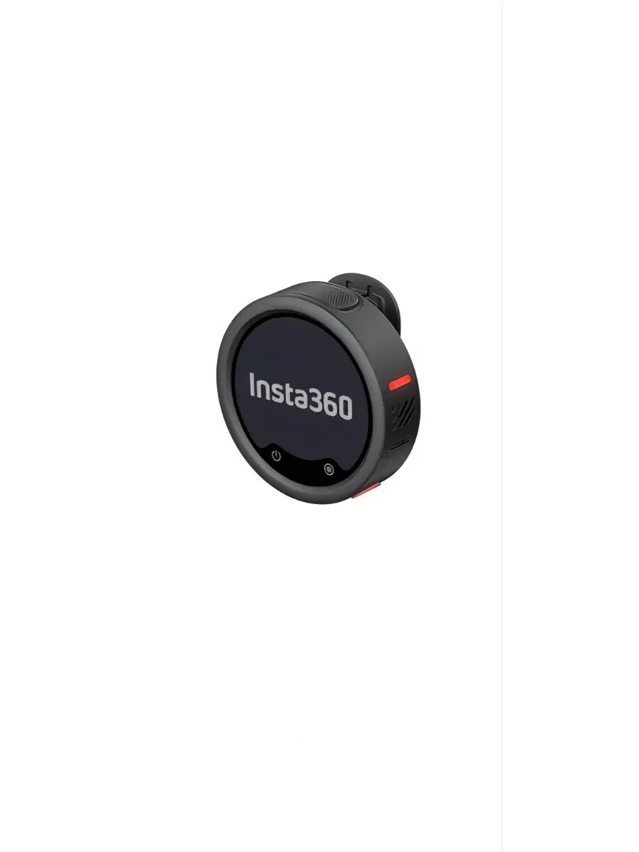 Микрофон Insta360, динамический, 30 ч работы, шумоподавление, чёрный — фото 1