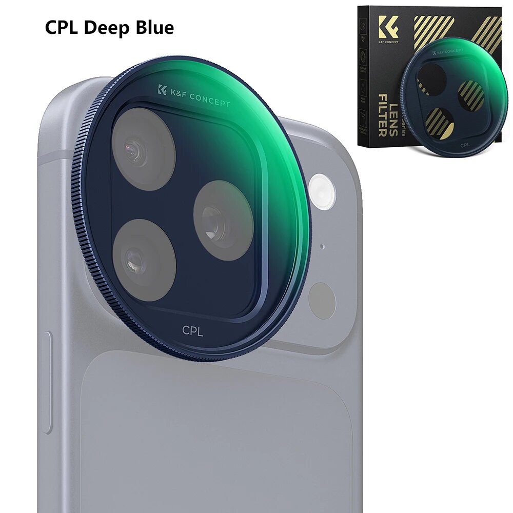 Фильтр CPL Deep Blue для iPhone 14/15/16/17 Pro