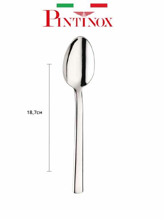Ложка десертная Pintinox "Millenium", нержавеющая сталь, длина 18,7 см