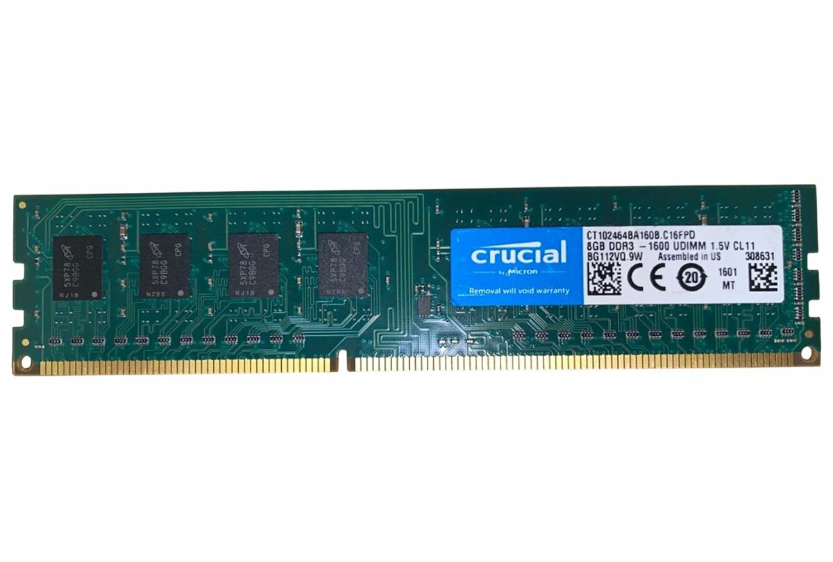Оперативная память Crucial DDRIII 8Gb CT102464BA160B. C16FPD