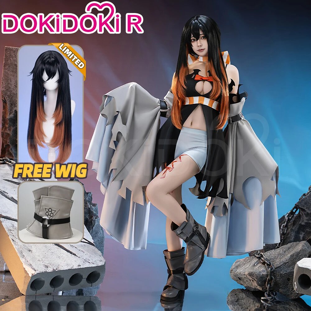 Костюм Амо для косплея Gachiakuta с париком DokiDoki-R XXL, 2.0 Suit Wig Covers