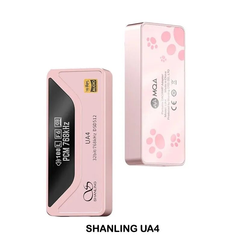 SHANLING UA4 Портативный USB-ЦАП MQA Усилитель для наушников Hi-Res Audio ES9069Q