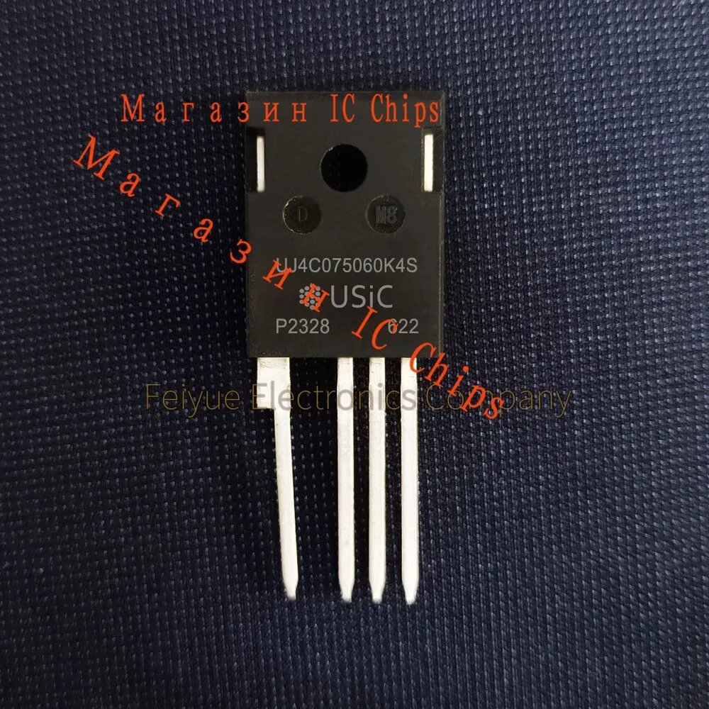 Транзисторы UJ4C075060K4S TO-247-4 750V 28A, 5 штук, электронные компоненты
