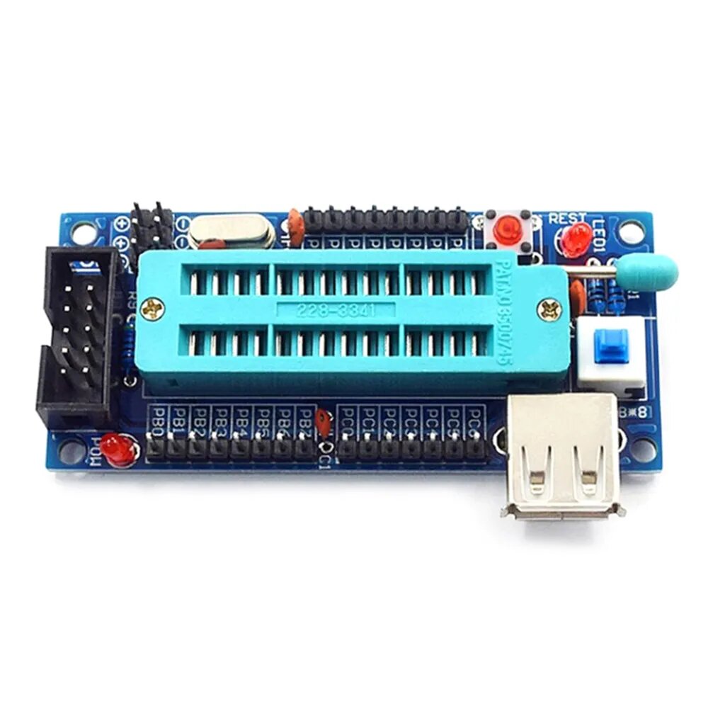 Расширяемая плата разработки ATmega8 ATmega48 AVR для обучения