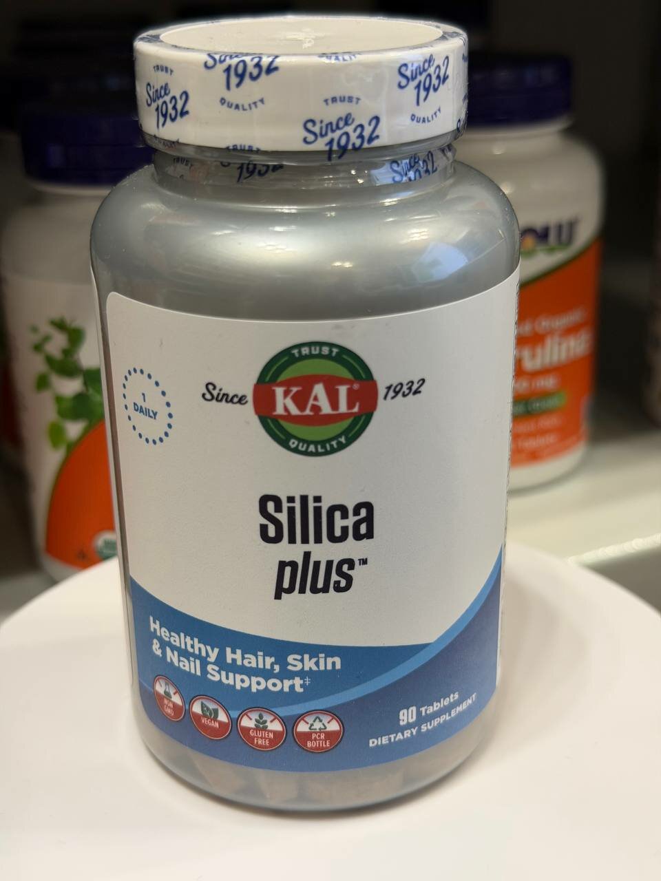 KAL Silica Plus для поддержки здоровья кожи, волос и ногтей 90 таблеток