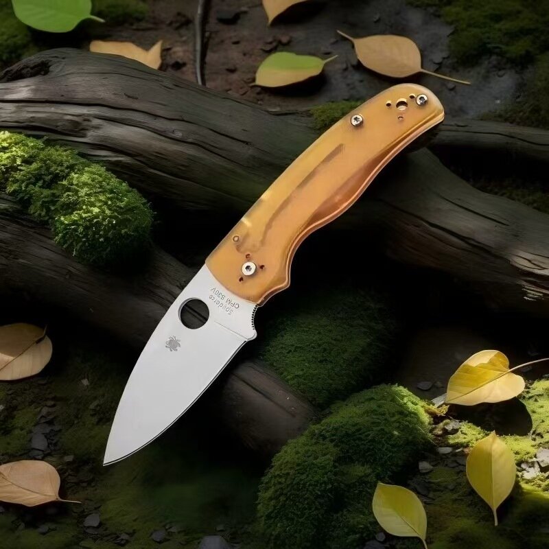 Spyderco C229 Портативный складной нож «Паук», лезвие из высококачественной стали S30V