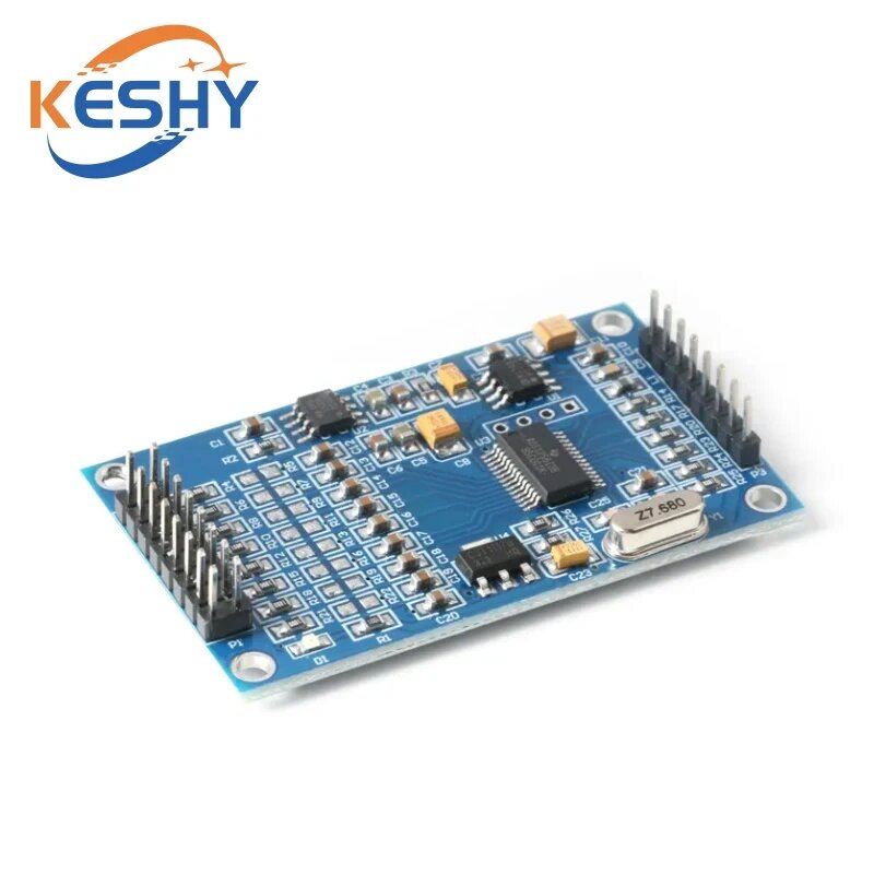 ADS1256 24-битный 8-канальный ADC AD-модуль Высокая точность 30ksps ADS1256IDB АЦП Плата сбора данных для сбора данных Интерфейс 5 В SPI