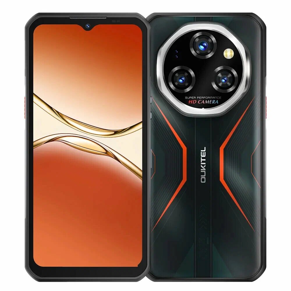 Мобильный телефон 2ANMU-WP55PRO OUKITEL 16+512G, цвет товара Orange