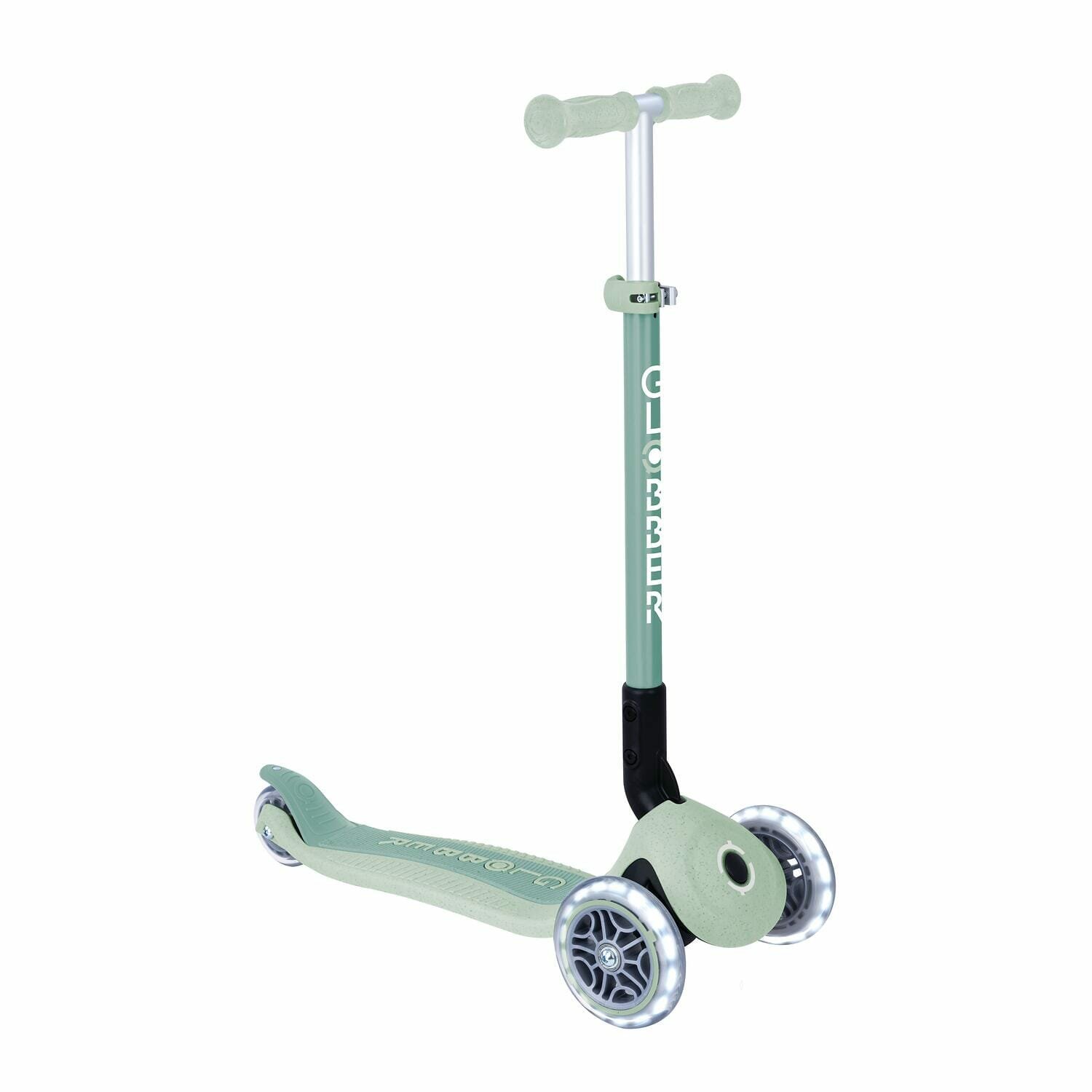DECATHLON самокат Globber Primo ECO foldable lights, pistachio