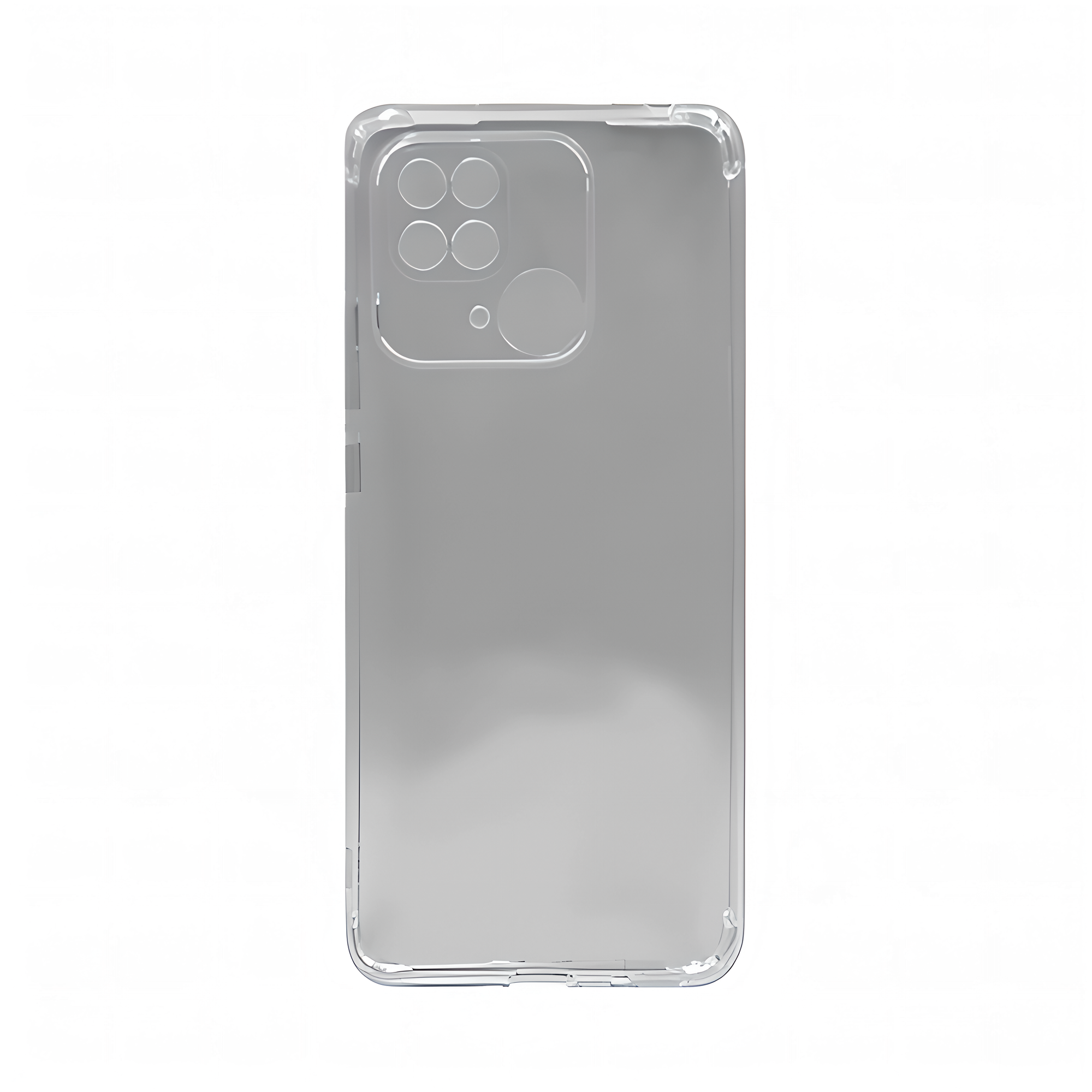 Чехол для Xiaomi Redmi 10C/Poco C40 с защитой камеры, силиконовый, прозрачный