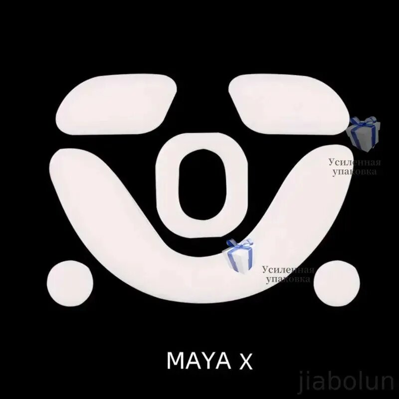 Глайды ESPTiger ICE V2 для LAMZU MAYA X - тефлоновые, белые, для геймеров