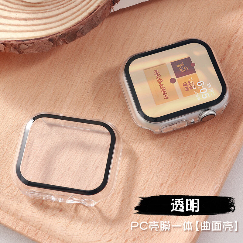 Изогнутый чехол для Apple Watch Series 7/8/9 41 мм - Цвет Прозрачный