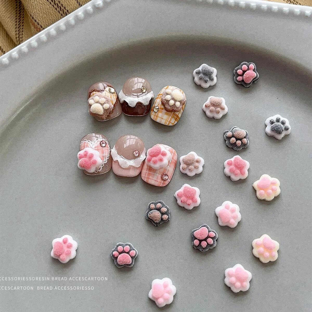 Стразы для ногтей 20 шт, радужный дизайн, золото 20pcs21