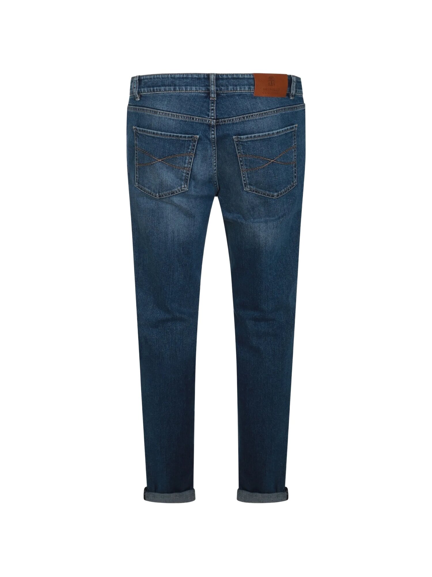 Джинсы BRUNELLO CUCINELLI Faded-effect jeans, размер 52 — фото 1