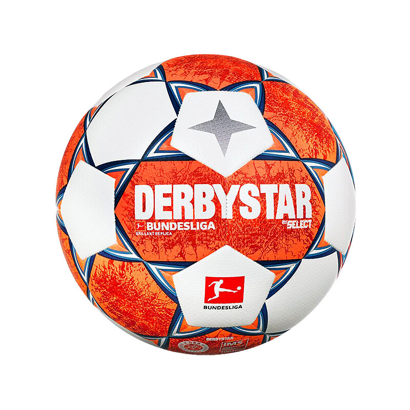 Футбольный мяч унисекс DERBYSTAR Размер 5 бесшовный термосварка, S EU