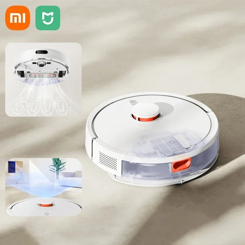 Робот-пылесос Xiaomi Mijia 3C Sweeping Robot Vacuum Mop 3C Plus Enhanced Smart Big Suction Vacuum Cleaner с лазерной навигацией и автоматической уборкой