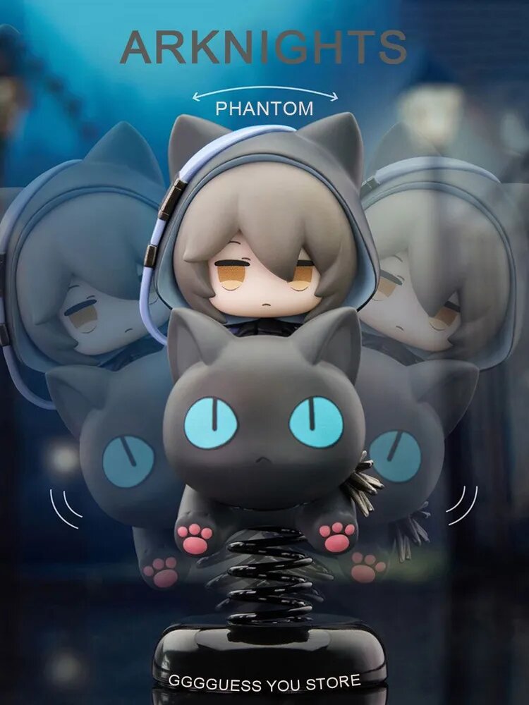 Аниме фигурка Arknights Phantom HappyShake 10cm, ABS пластик, 1 шт.