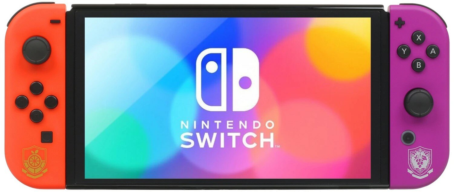 Игровая консоль Nintendo "Switch OLED Pokemon Skarlet and Violet Edition", 64Gb