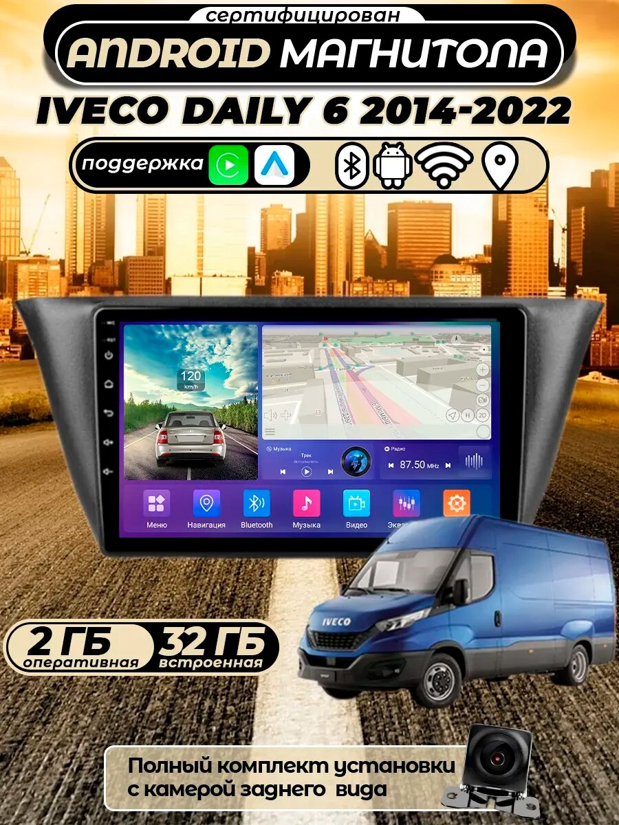 Магнитола Iveco Daily 6 2014-2022 2/32