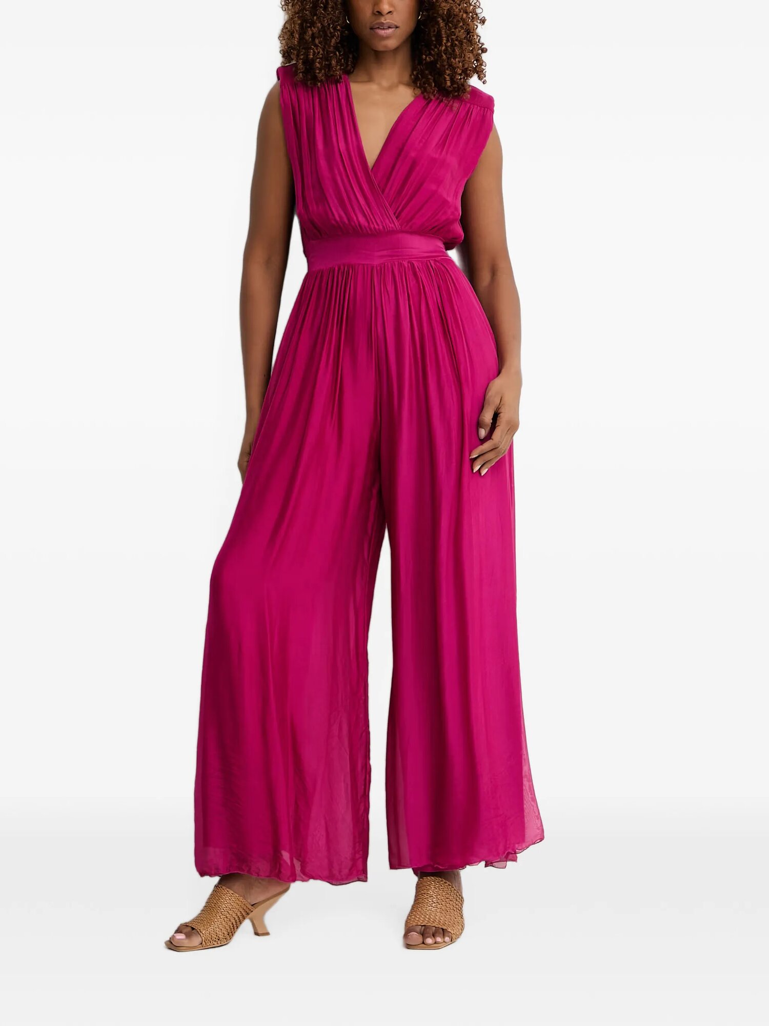 Комбинезон Pleated wide-leg jumpsuit