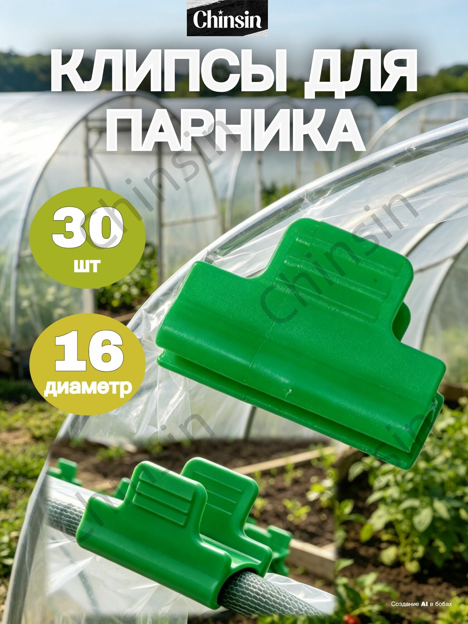 Комплект креплений48 х 36мм, Пластик, 4 шт