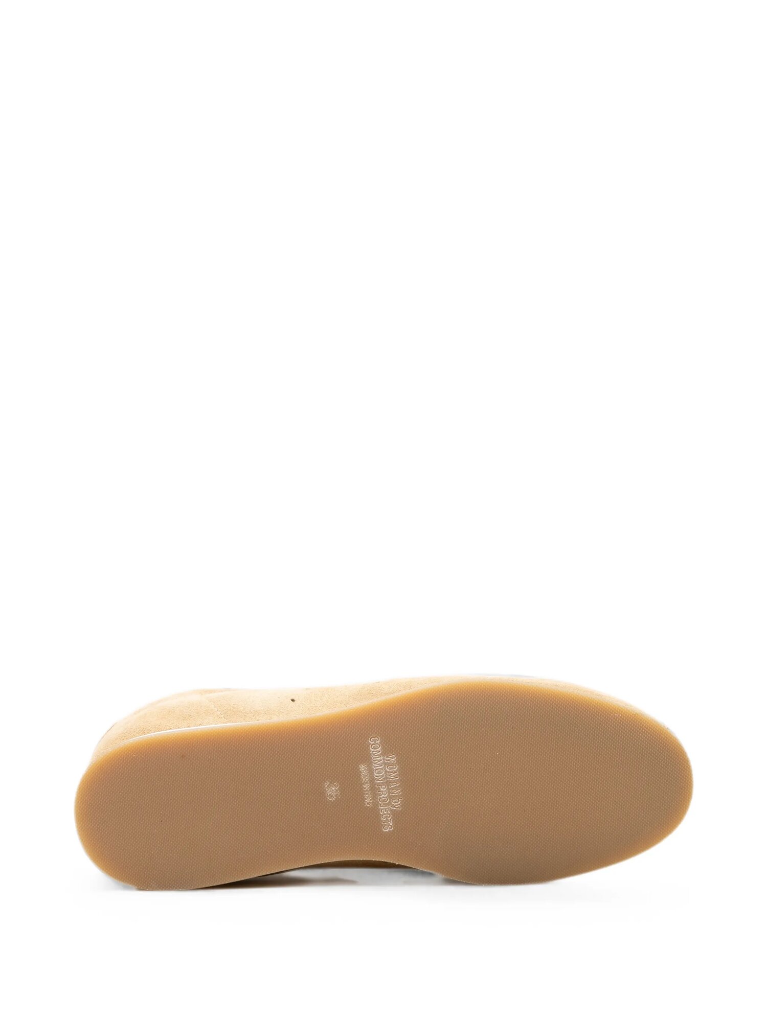 Кроссовки Common Projects Suede lace-up sneakers, размер 35, коричневый/серый/оранжевый — фото 1