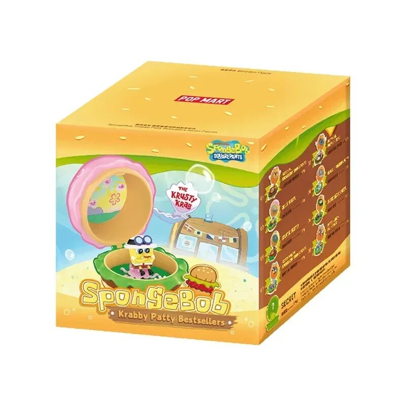 POP MART SpongeBob Krabby Patty Mystery Box 1 Blind Box