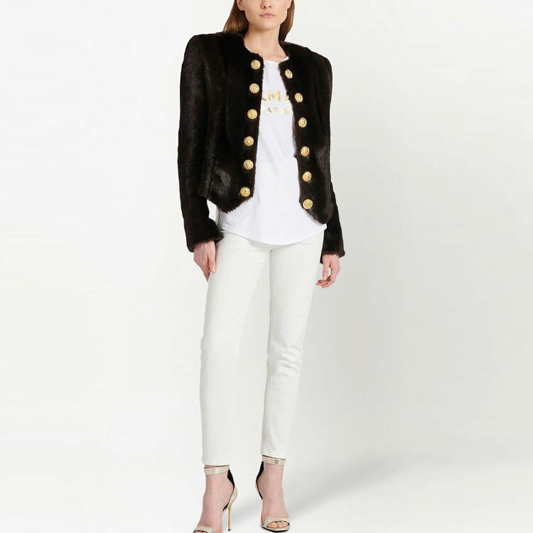 Джинсы зауженные BALMAIN