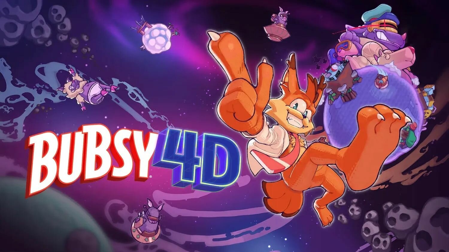 Bubsy 4D - Pawsome Edition , для Nintendo Switch , Картридж, Английская версия — фото 1